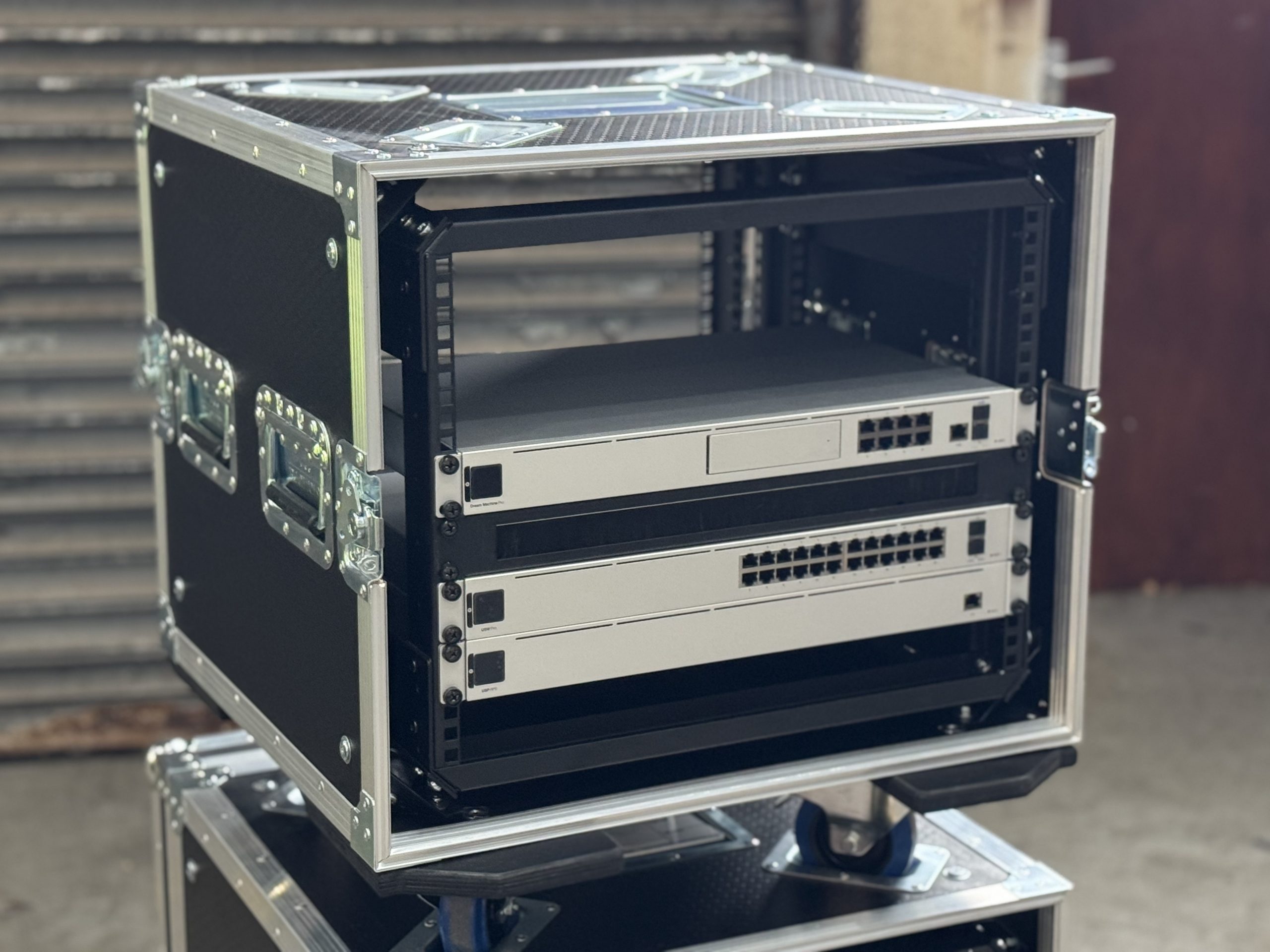 New Custom-Built Portable Networking Rack for Advanced Event ...
